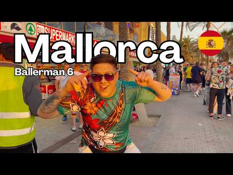 MALLORCA BALLERMAN 6 Party 🎉 Virtual Walking Tour | SPAIN | 4K