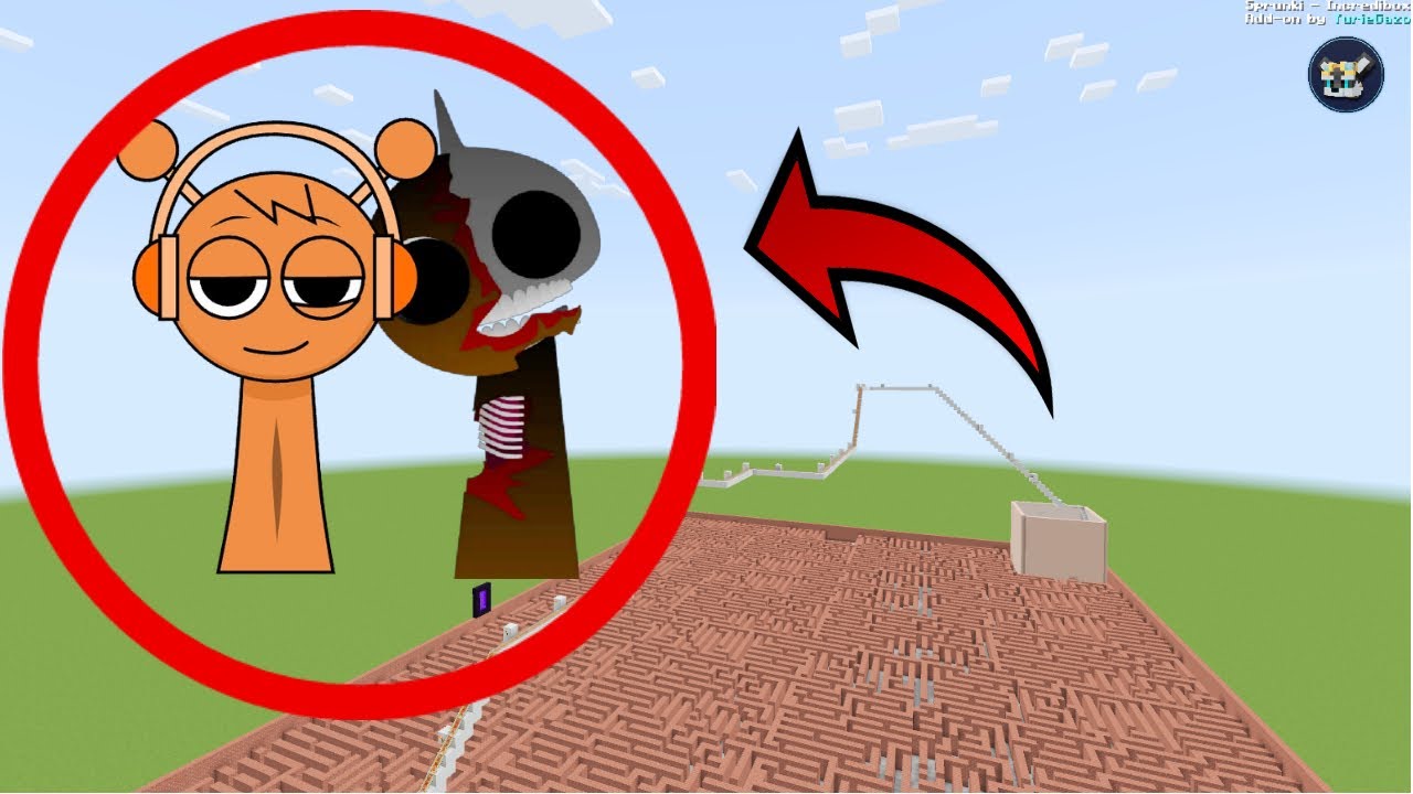 BRUD AND OREN SPRUNKI HORROR IN THE MINECRAFT BEDROCK EDITION - YouTube