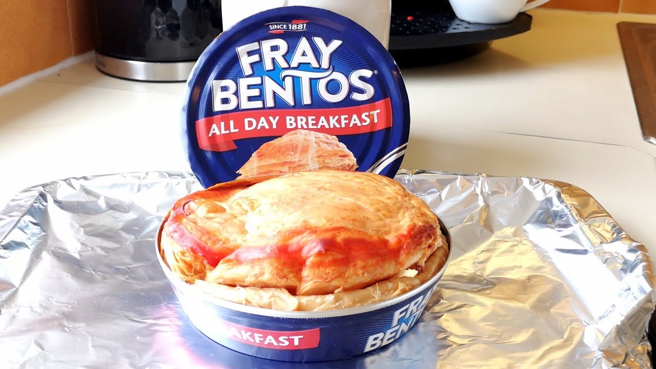 FRAY BENTOS All Day Breakfast | Food Review - YouTube