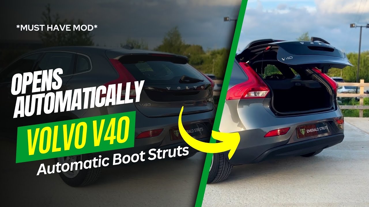 Volvo V40 Automatic Boot - Emerald Struts - YouTube