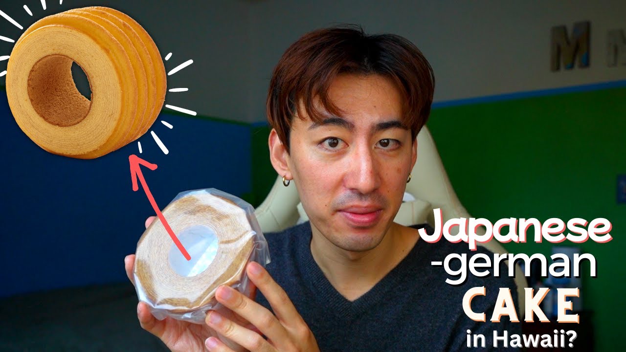 The SECRET Hawaiian Farm That Makes Japanese German Cakes | Baumkuchen ...