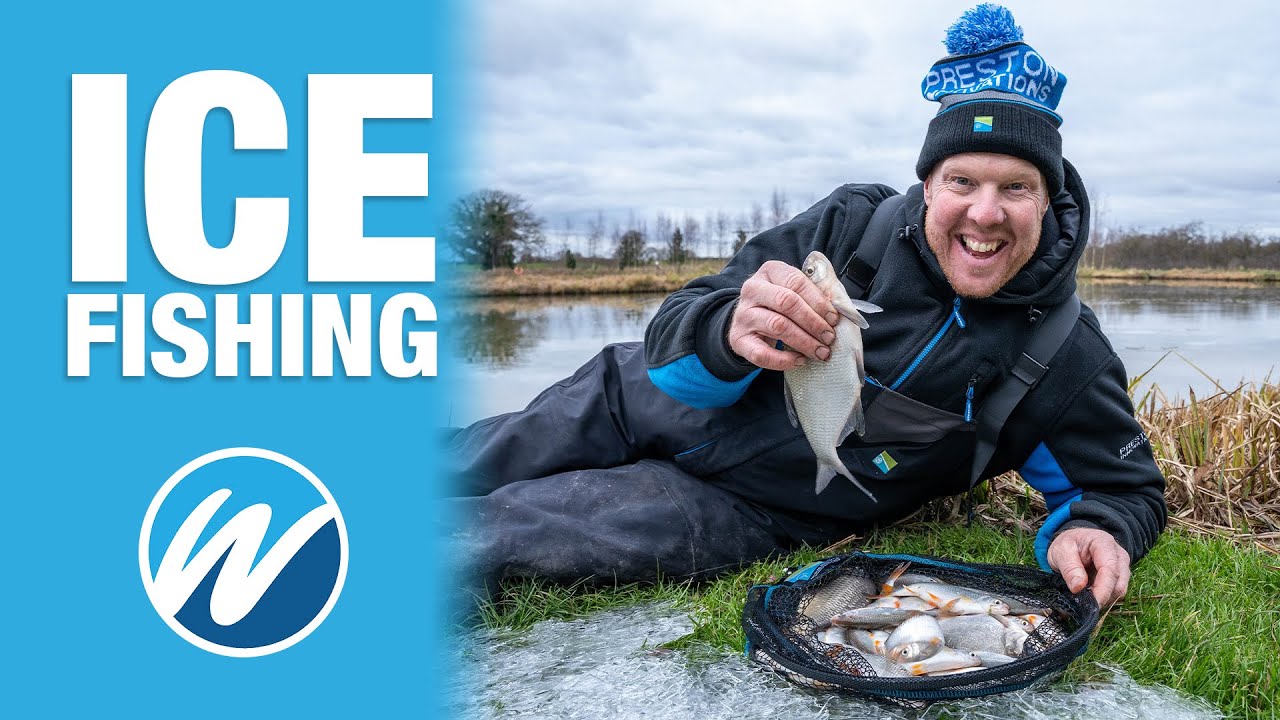 Catching Silvers From A FROZEN Lake | Andy May and Jamie Hughes | Ice ...