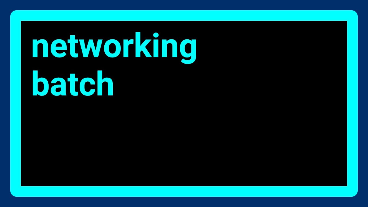 Enable/disable wireless interface in a bat file - YouTube