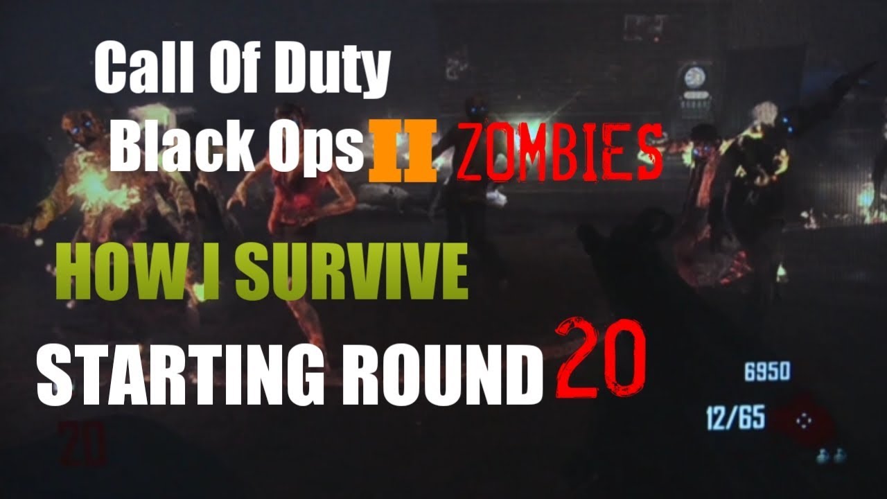 Call Of Duty Black Ops 2 Zombies Starting Round 20 Original Difficulty ...