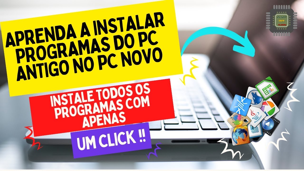 Aprenda a INSTALAR TODOS Os Seis PROGRAMAS Do PC ANTIGO No PC NOVO ...