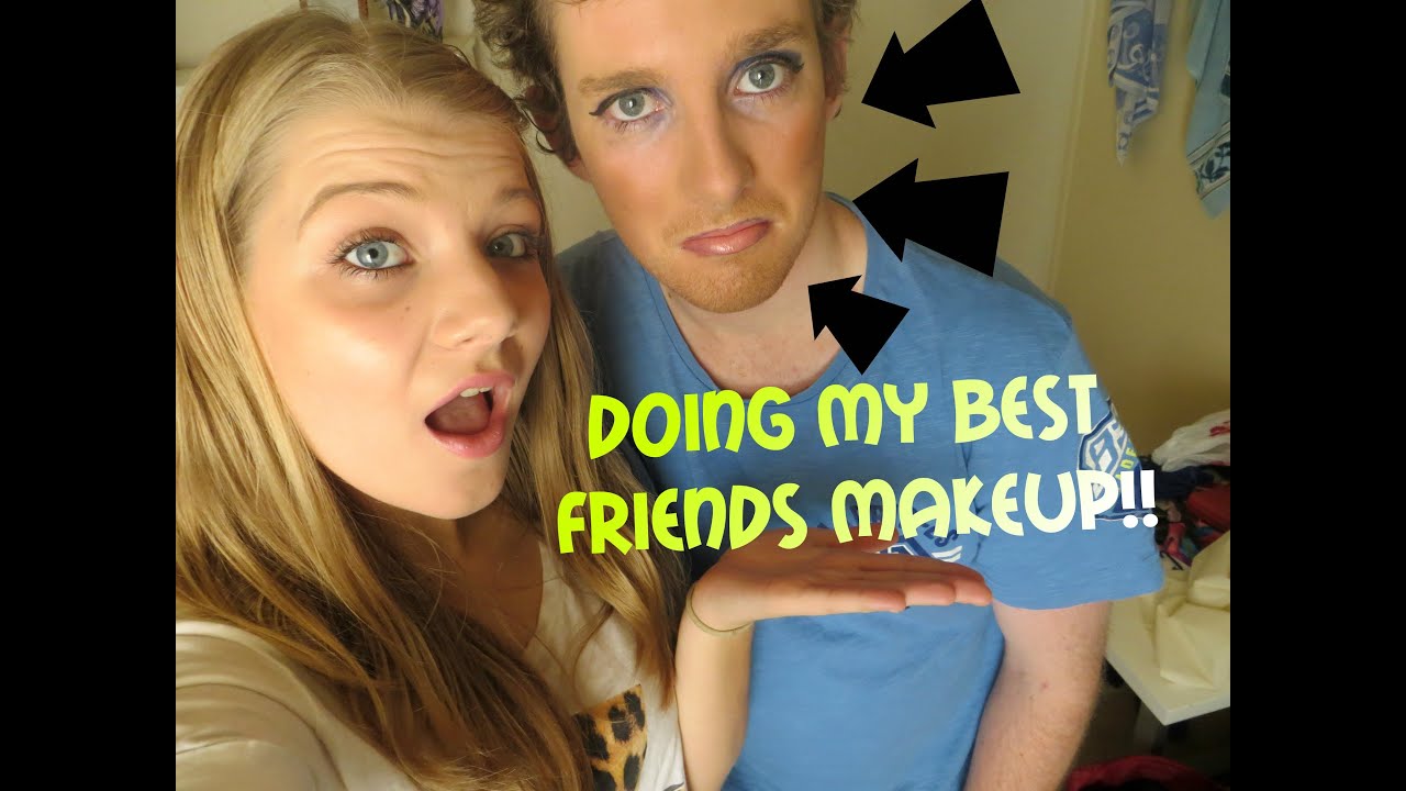 Doing My best friends makeup =] - YouTube