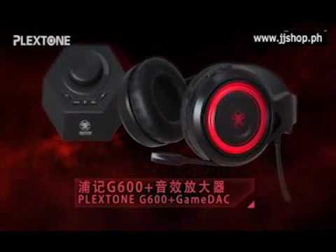 PLEXTONE G600 + GAMEDAC (GAMING HEADSET) - YouTube
