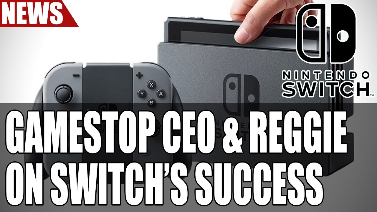 Gamestop CEO & Reggie Fils Aime on Success of Nintendo Switch & E3 2017 ...