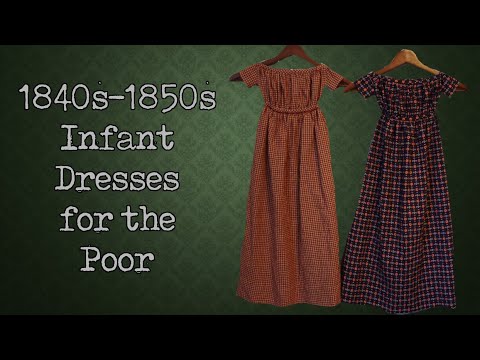 1840s-1850s Infant Dresses for the Poor || Dressing the 19th Century ...