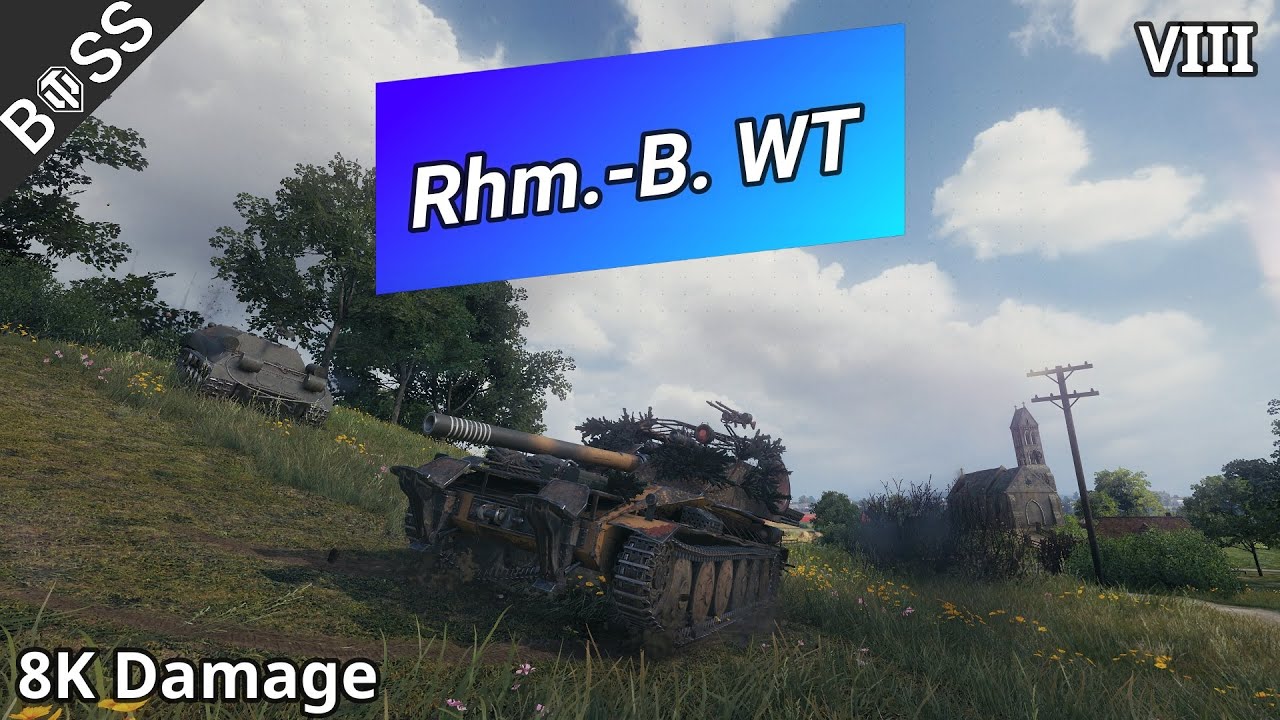 Rhm.-Borsig Waffenträger (8K Damage) | World of Tanks - YouTube