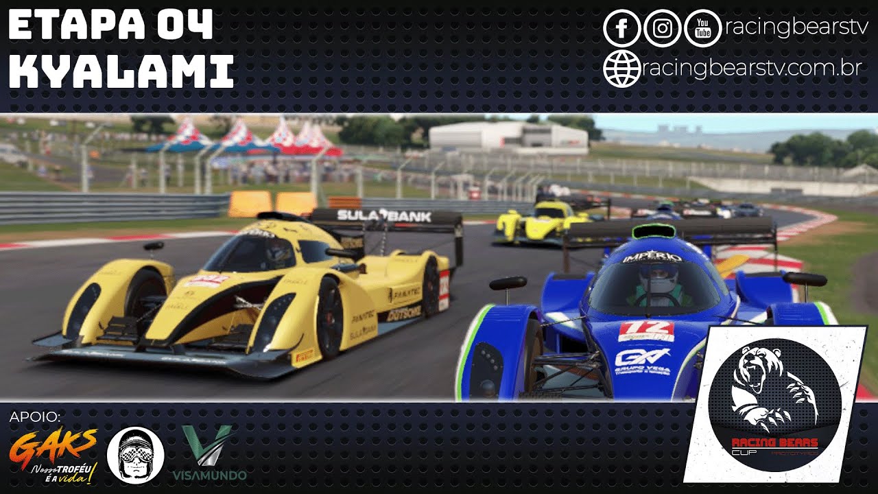 RACING BEARS CUP PROTOTYPE EDITION | 4º ETAPA | KYALAMI #4| AMS2 - YouTube