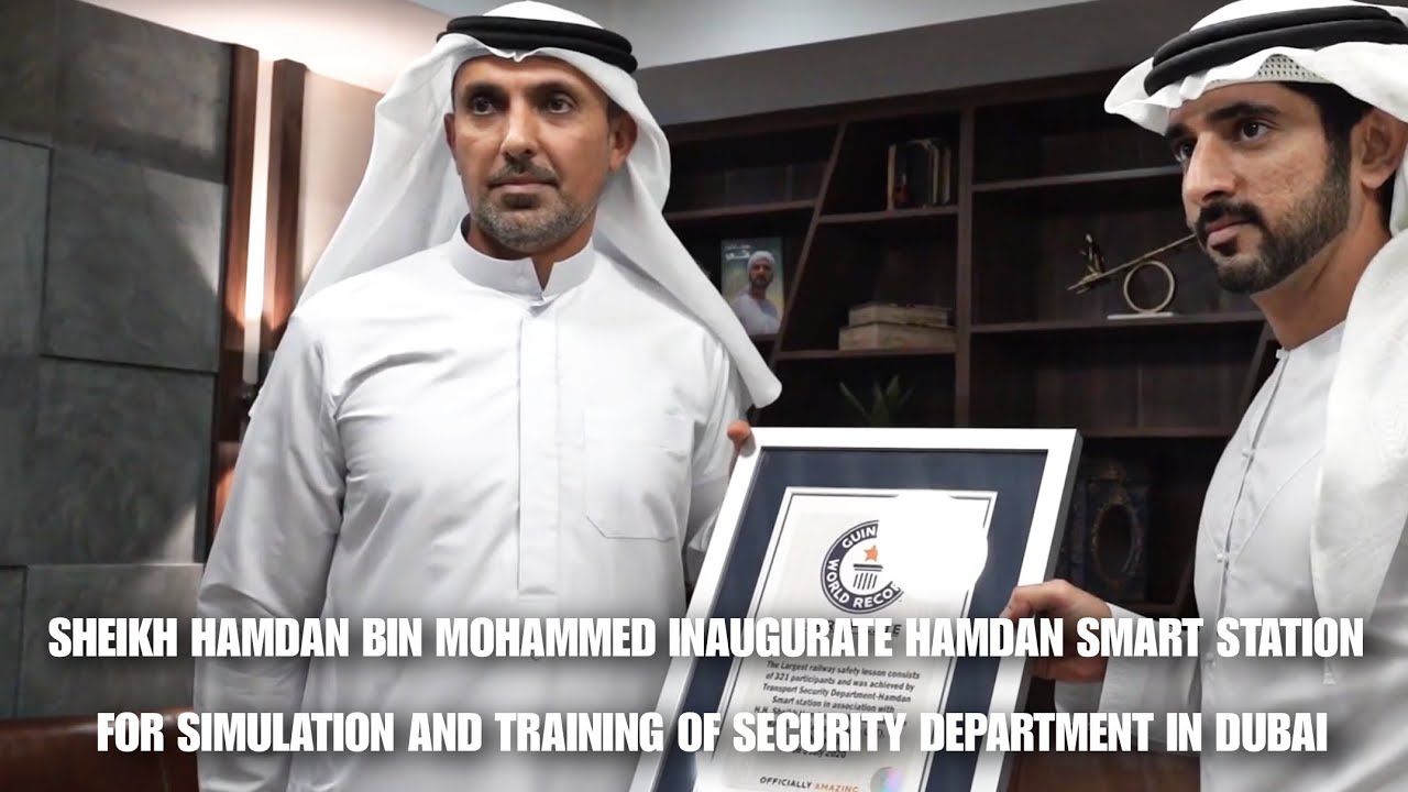 Dubai Crown Prince Sheikh Hamdan Fazza Inaugurate Hamdan Smart Station ...