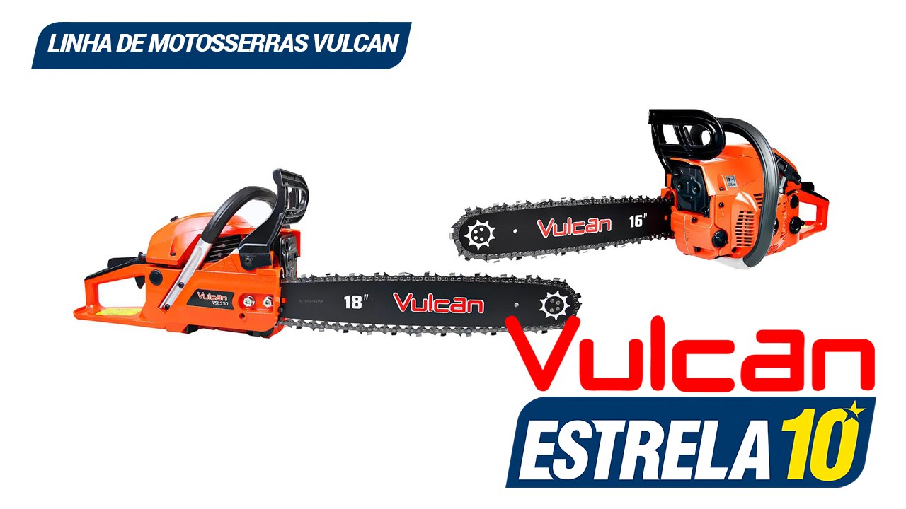 Linha de Motosserras Vulcan - YouTube