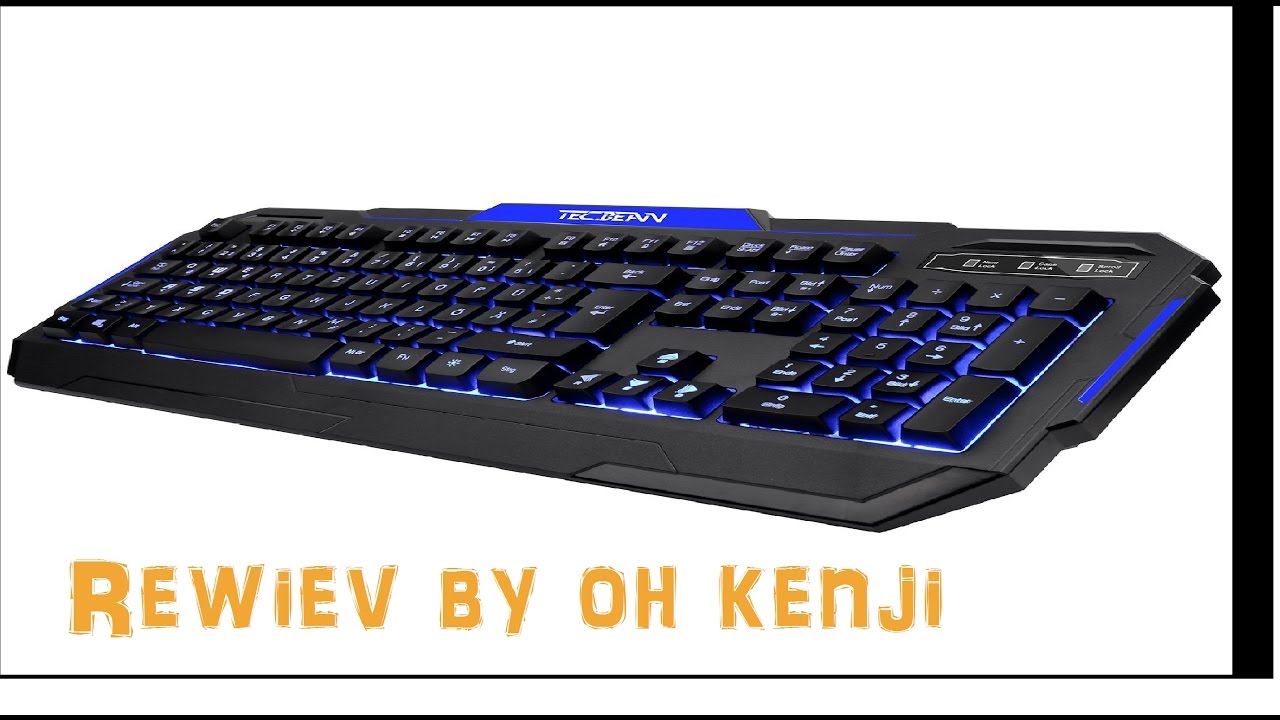 TEC.BEAN Led Tastatur Rewiev - YouTube