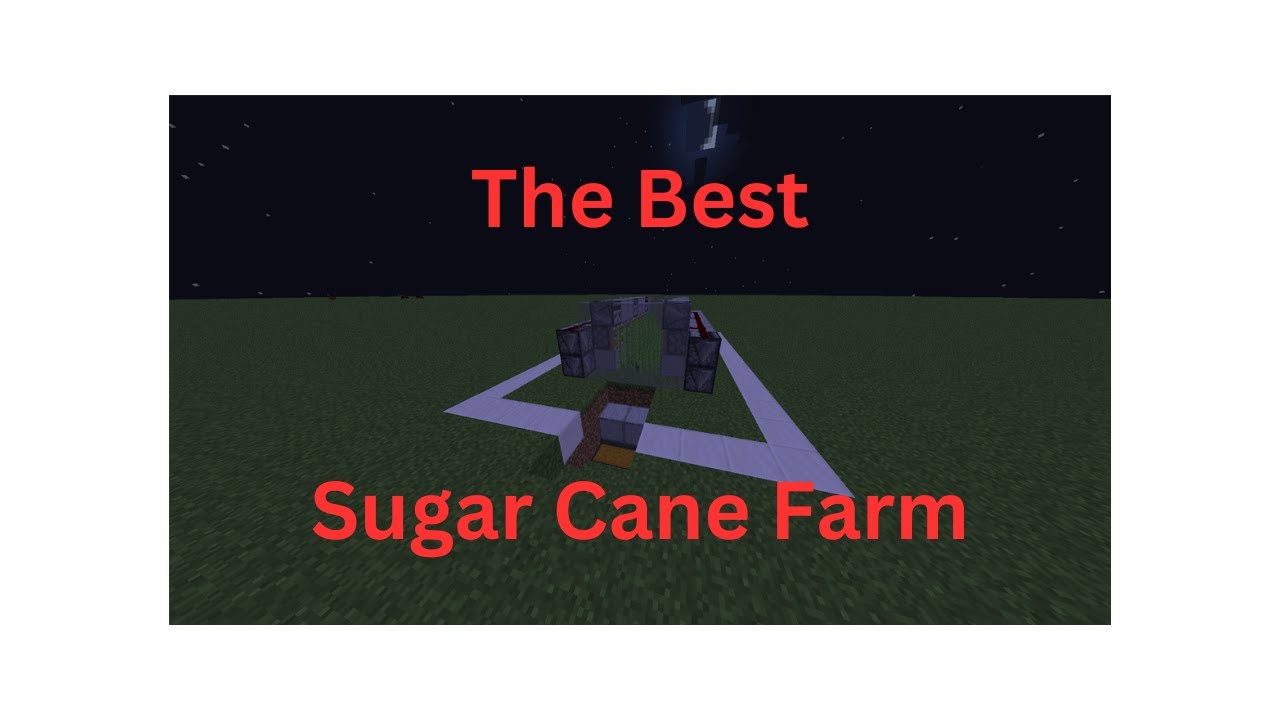 How To Make The Best Sugar Cane Farm (1.20.4) - YouTube