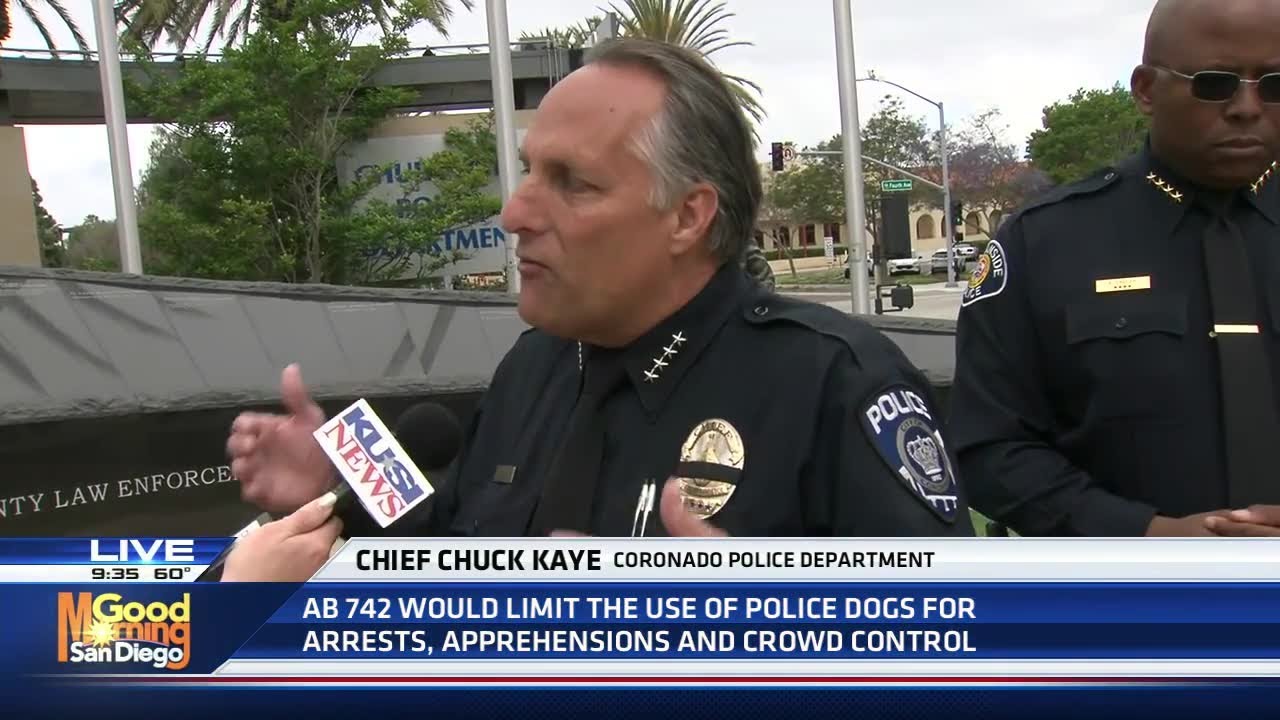 Coronado Police Chief, Chuck Kaye strongly opposes AB 742 - YouTube