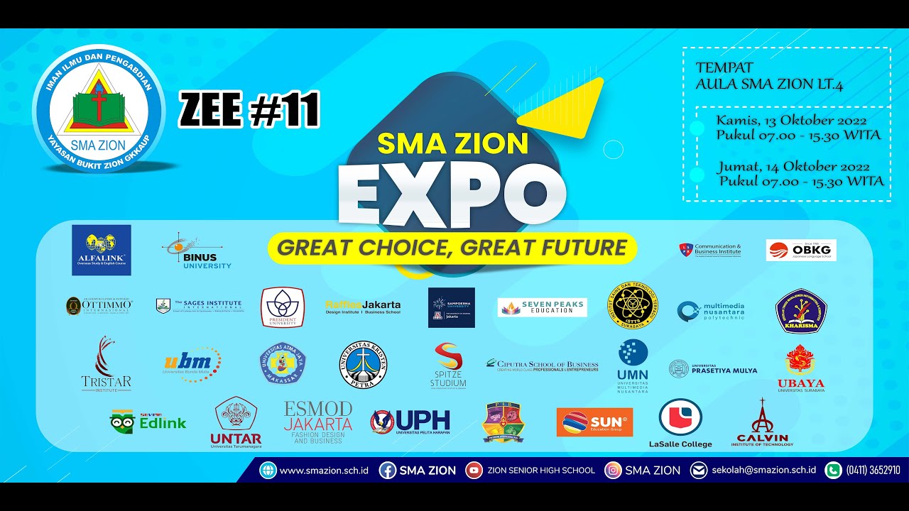 Pengenalan Agen Pendidikan & Kampus - Zion Education EXPO 2022 - YouTube