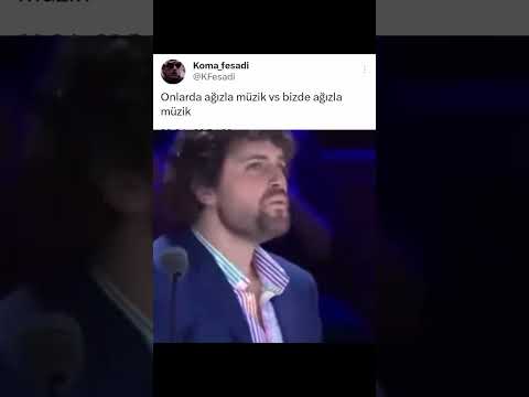 Edit - Komik - Onlarda ağızla müzik - Bizde ağızla müzik