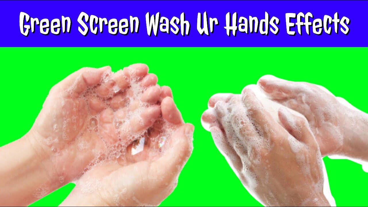 Top Hands Washing Green Screen Footage | Wash Your Hands Animation 3D ...