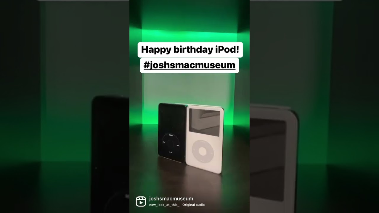 1,000 songs in your pocket. Happy birthday iPod! Better late than never ...
