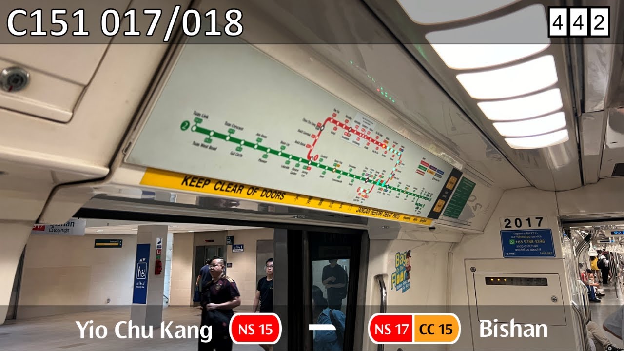 [Brand New Entry][SMRT] KHI C151 ~ 017/018 NS15 Yio Chu Kang → NS17 ...