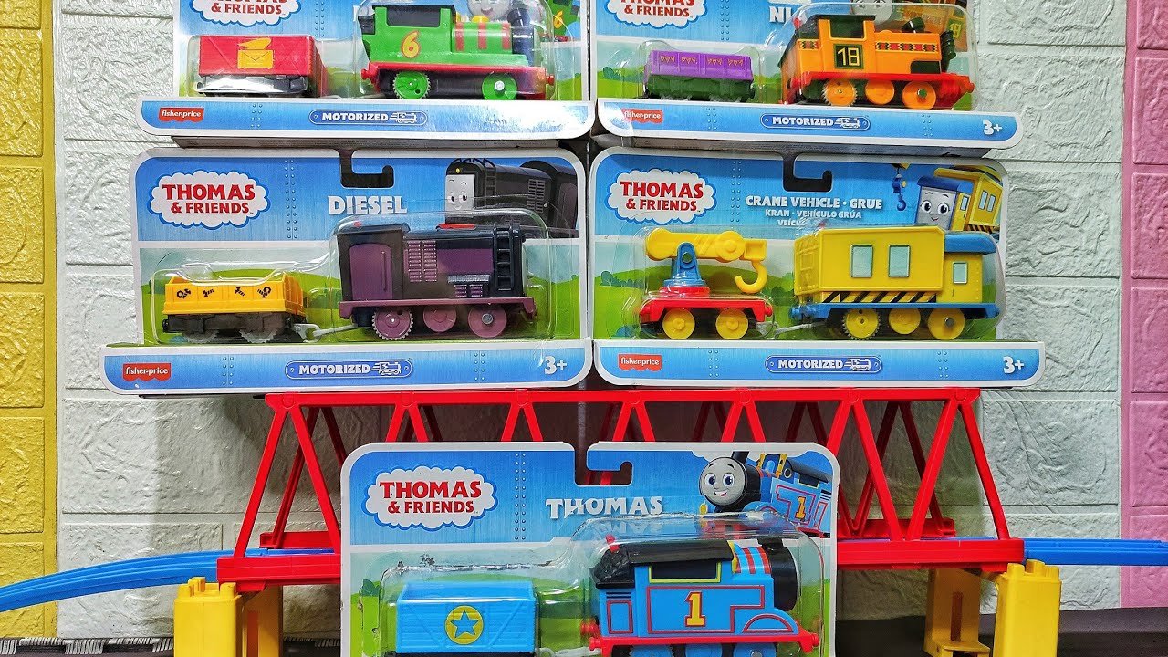 thomas & friends trackmaster , ada thomas , percy , nia , diesel & grue ...