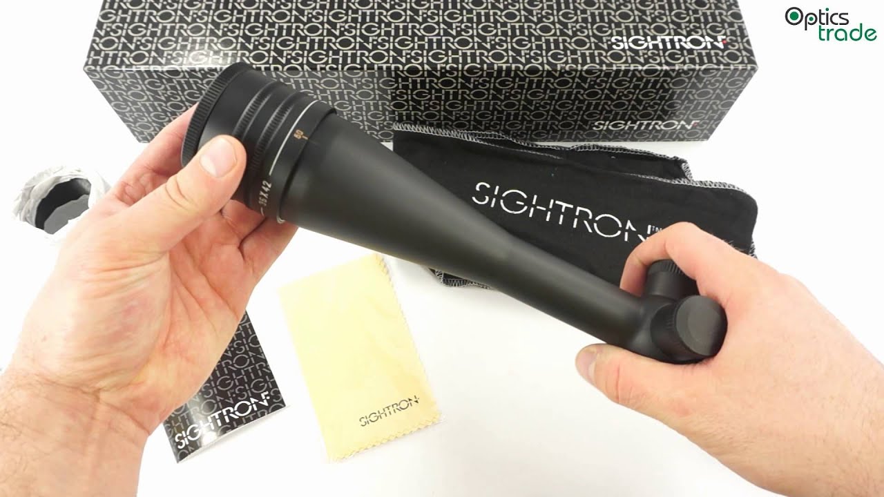 Sightron SII 36x42 BRD Rifle Scope Review - YouTube