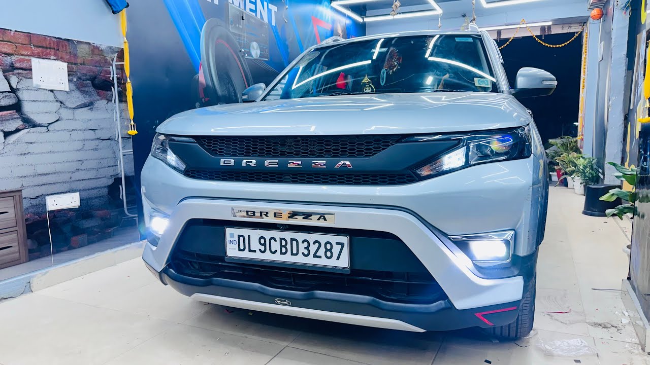 Brezza modified SLine | Brezza Lxi modified | Brezza luxury interior ...