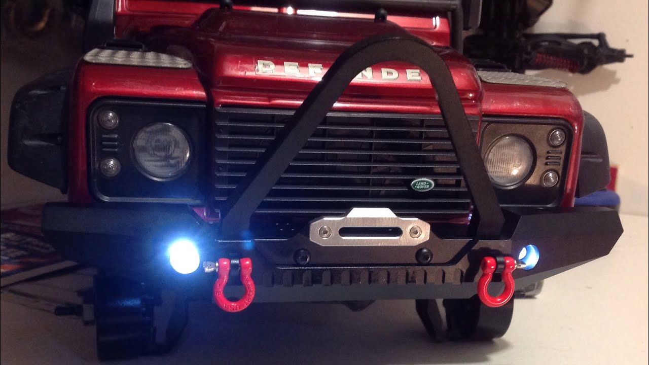 Traxxas Trx4 Aluminium Front Bumper(GPM Racing Product)Adding Extra ...