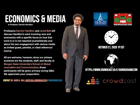 Economics, Race, and Media with Darrick Hamilton - YouTube
