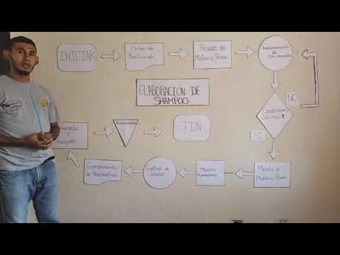 Diagrama Proceso de elaboración del shampoo - YouTube