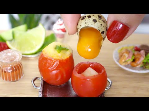 Delicious Miniature American Breakfast Recipe | Easy Making Miniature ...