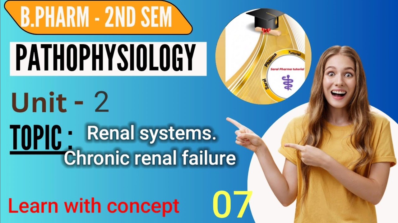 Pathophysiology|| Unit-2||Chronic renal failure||Etiology|| Sign ...