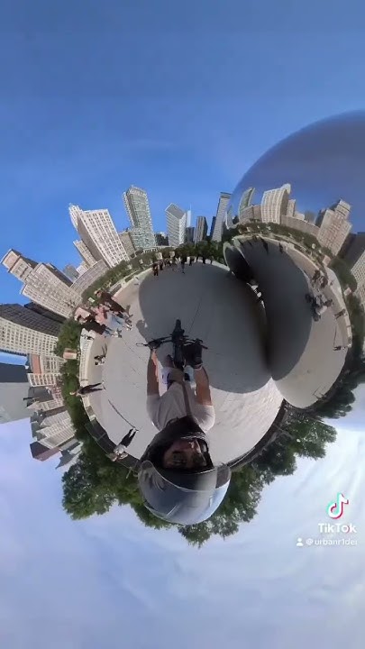 360 Chicago Bean View | Insta360 Chicago Tiny Planet - YouTube