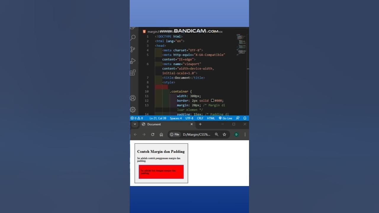 Perbedaan Margin & Padding. #smk #coding #python #programming #smkbisa ...