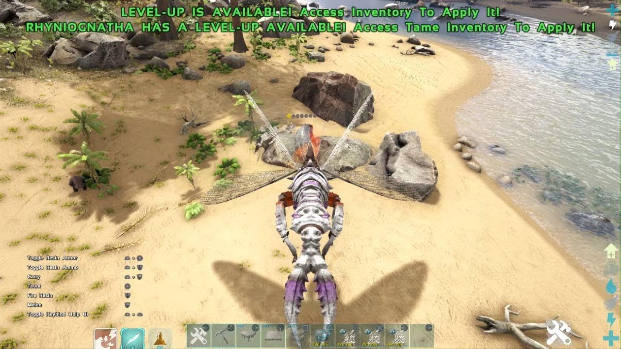 RHYNIOGNATHA ARK NEW DINO - YouTube