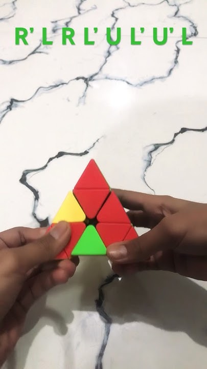 Pyraminx last layer algorithem. |Flipped edge| solution #cubber #shorts #subscribe - YouTube