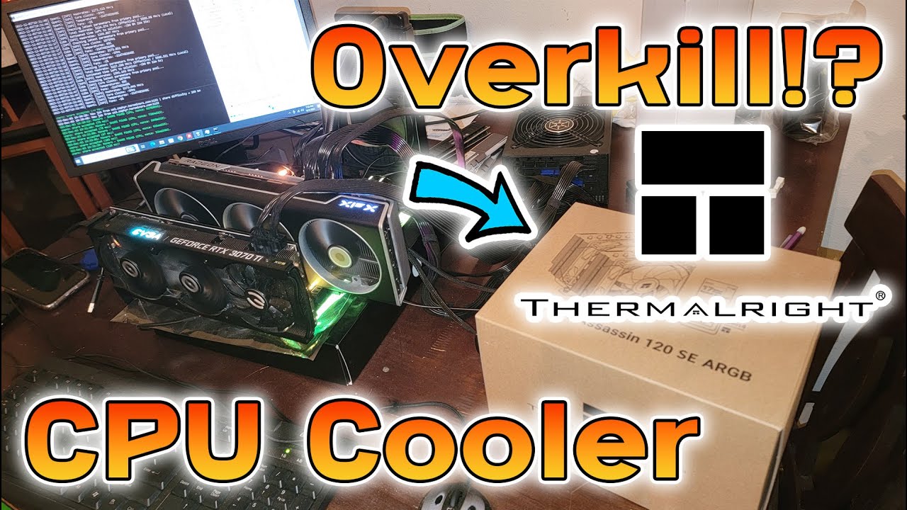 Thermalright Peerless Assassin overkill for CPU Mining - YouTube