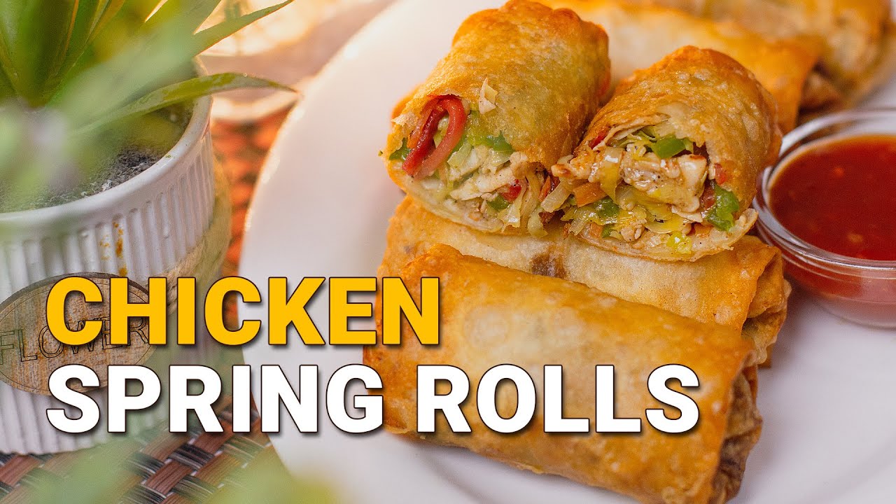 Chicken Spring Rolls Recipe | Spring Rolls Recipe | Iftar Special ...