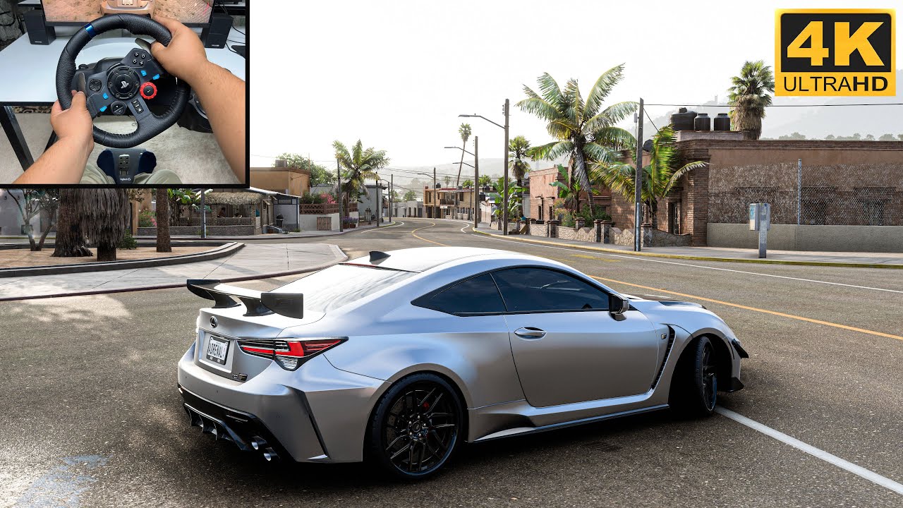 Lexus RC-F Sport Coupe | Forza Horizon 5 | Logitech g29 gameplay-4K ...