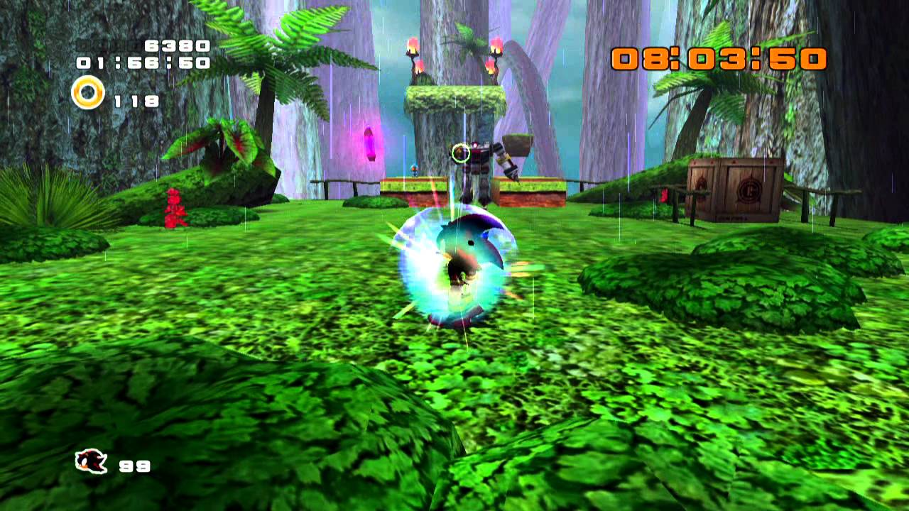 Sonic Adventure 2: White Jungle Mission #1 - A Rank - YouTube