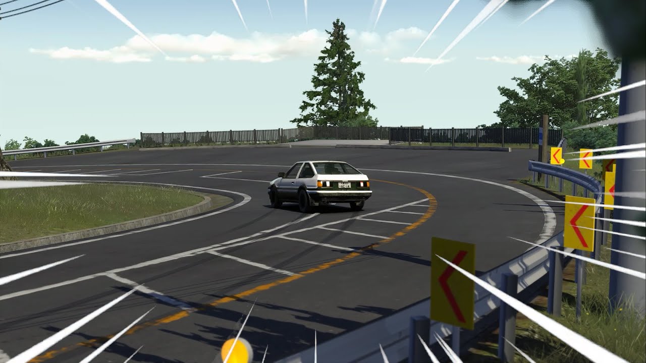 when the eurobeat kicks in -| akina down hill ae86 ASSETO CORSA - YouTube