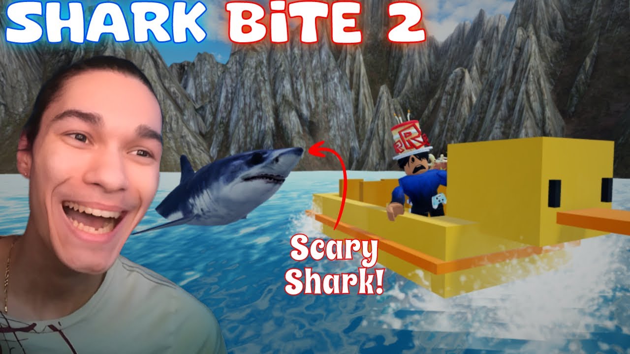 SURVIVING A SHARK ATTACK | Roblox Sharkbite 2 - YouTube