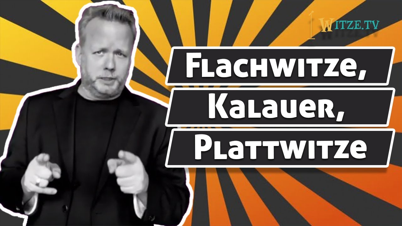 Flachwitze - Flachwitze, Kalauer, Plattwitze (2019) - YouTube