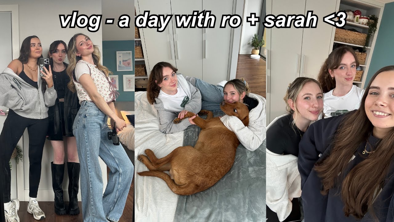 a day in my life with ro + sarah 🫶🏻🤍 - YouTube