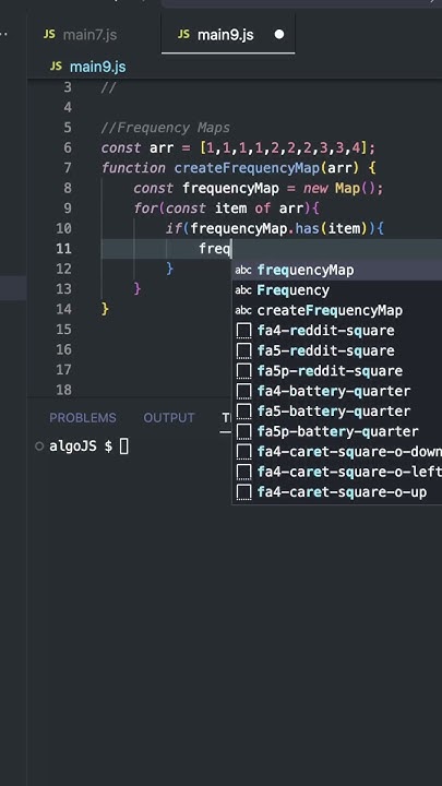 How To Create A Frequency Map Javascript Youtube