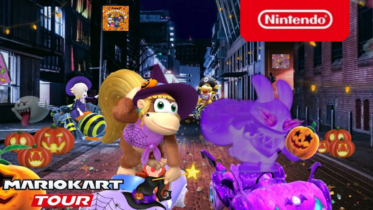 Mario Kart Tour Concept (Halloween Tour). New Halloween Track!! - YouTube