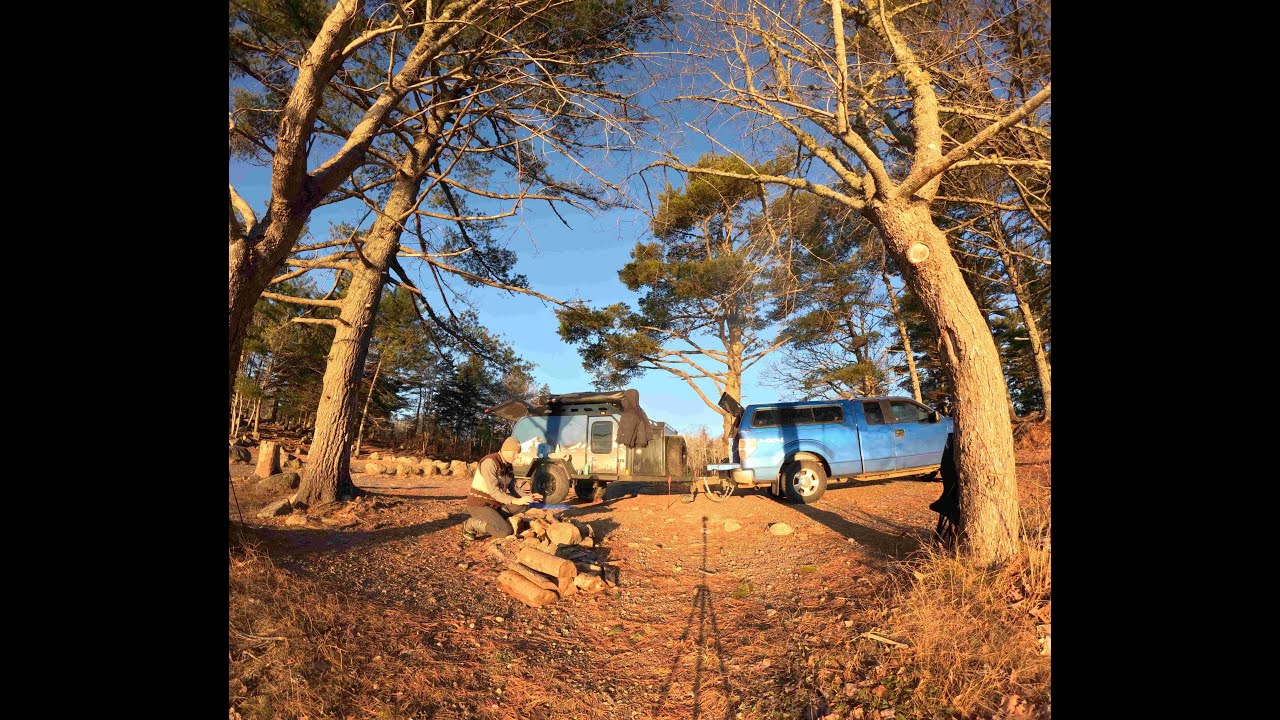 Overnight in my new Off Grid Pando 3.0 Trailer - YouTube