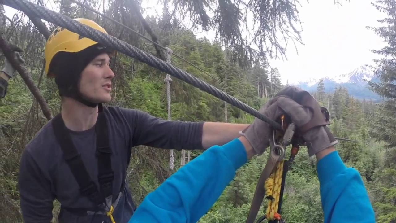Seward Zip line 06262016 - YouTube