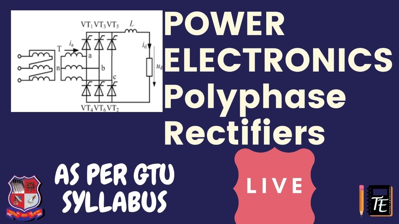 Three phase half wave rectifier working and Application (Poly phase ...
